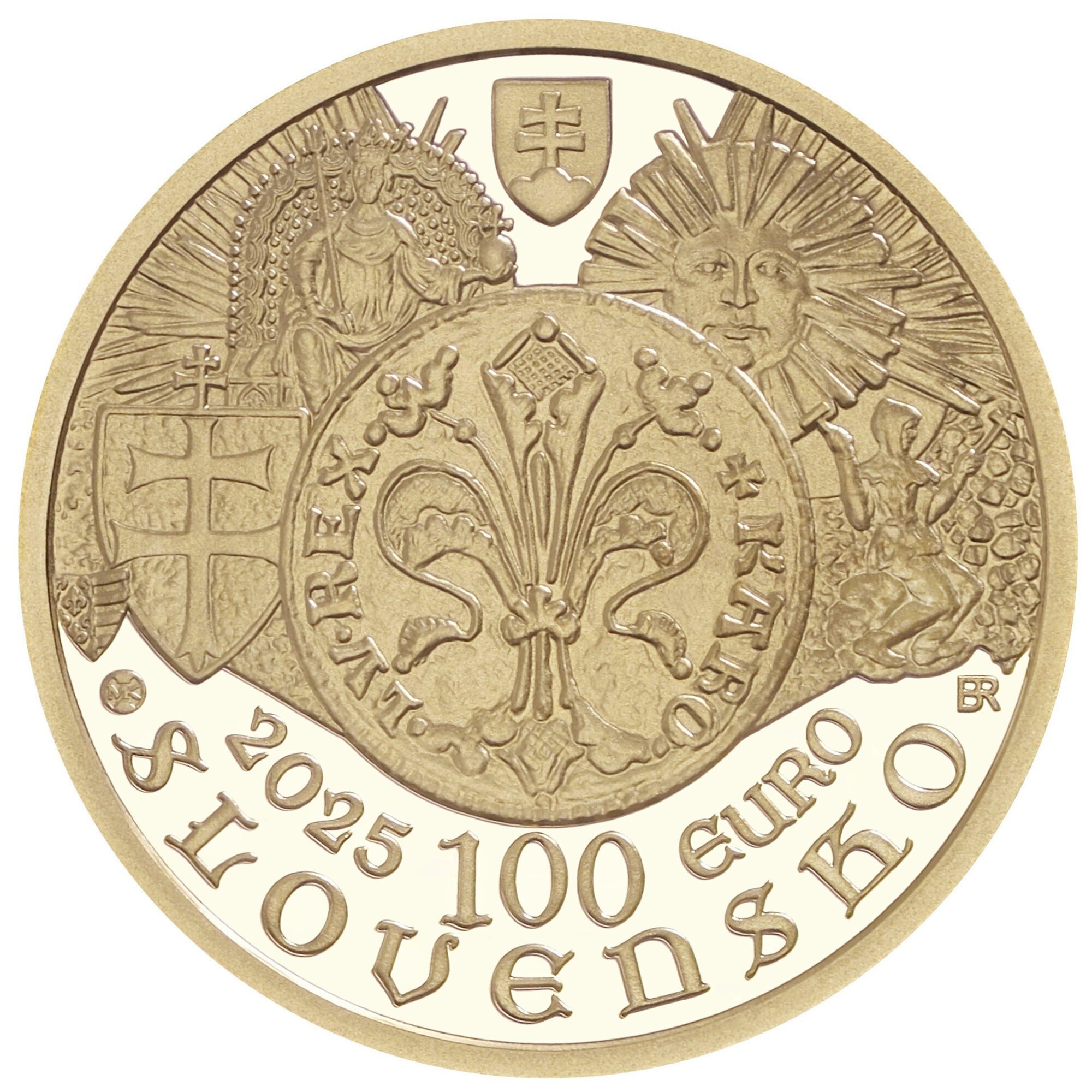 100 EURO Slovensko 2025 - Zavedení florénu v Uhersku | Kupte na Nunofi.cz