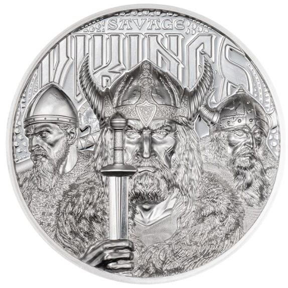 5 Dolarů Cookovy ostrovy 2026 - Vikingové - Proof | Kupte na Nunofi.cz